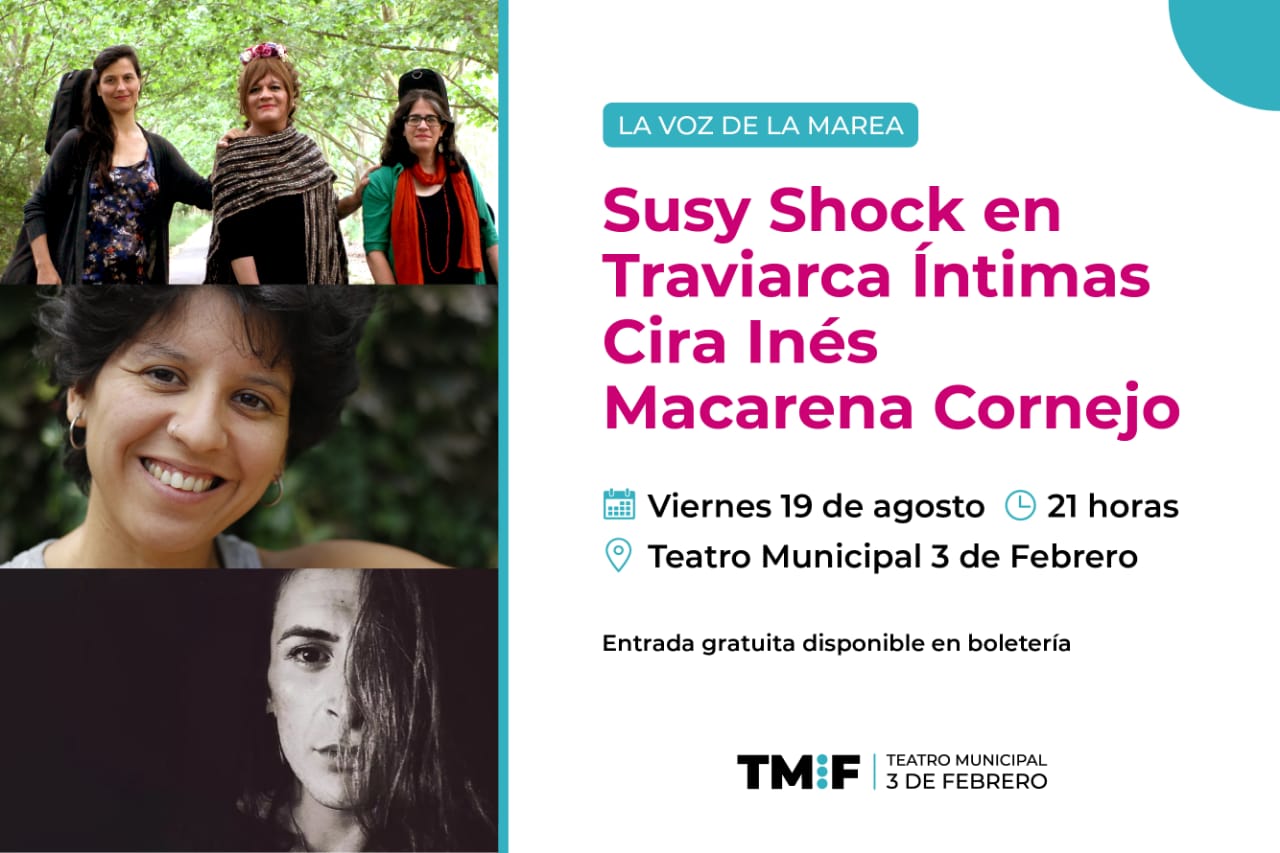 Continúa el ciclo La Voz de la Marea junto a Susy Shock en Traviarca ...