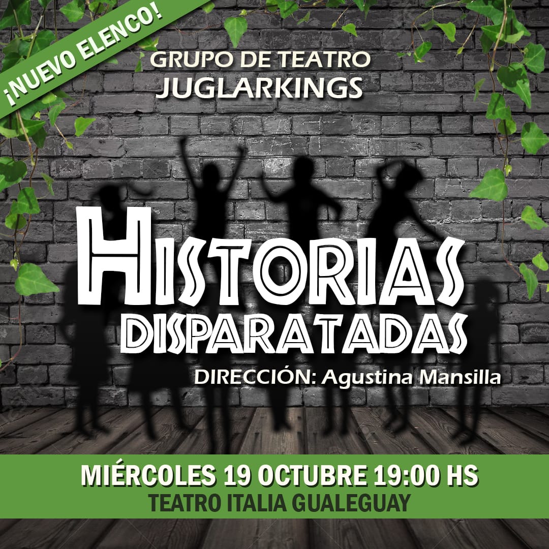 Historias Disparatadas se presentará en el Teatro Italia