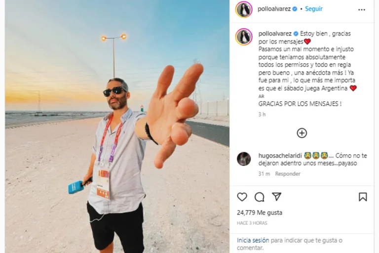 El Pollo Álvarez habló del tenso episodio que vivió con la policía ...