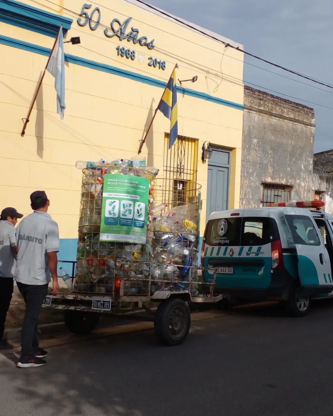 Ambiente se aboco a la tarea de la reposición de contenedores ...