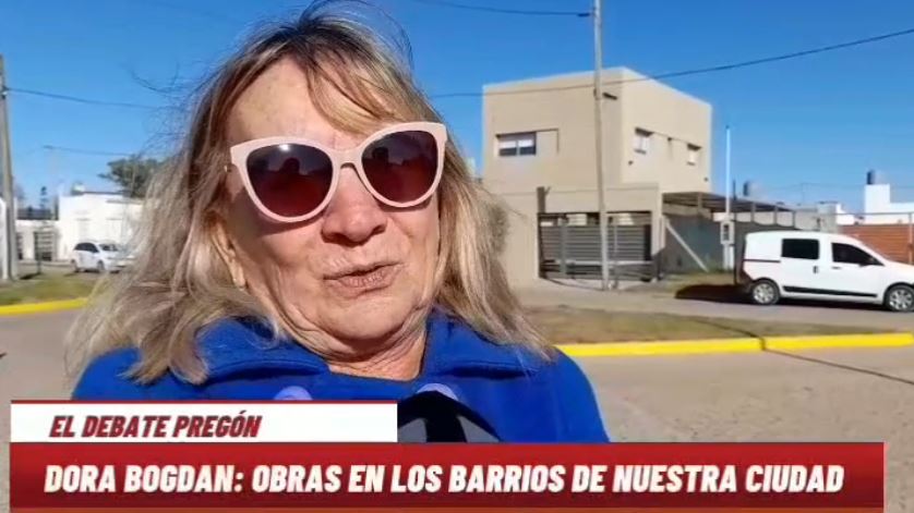 Dora Bogdan se refirió a las obras en los barrios – Diario El Debate Pregón