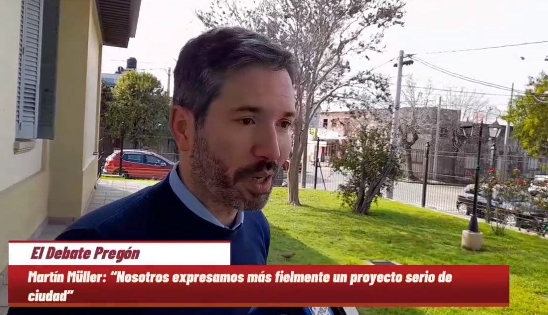 Martín Müller: “Nosotros expresamos más fielmente un proyecto serio de ...