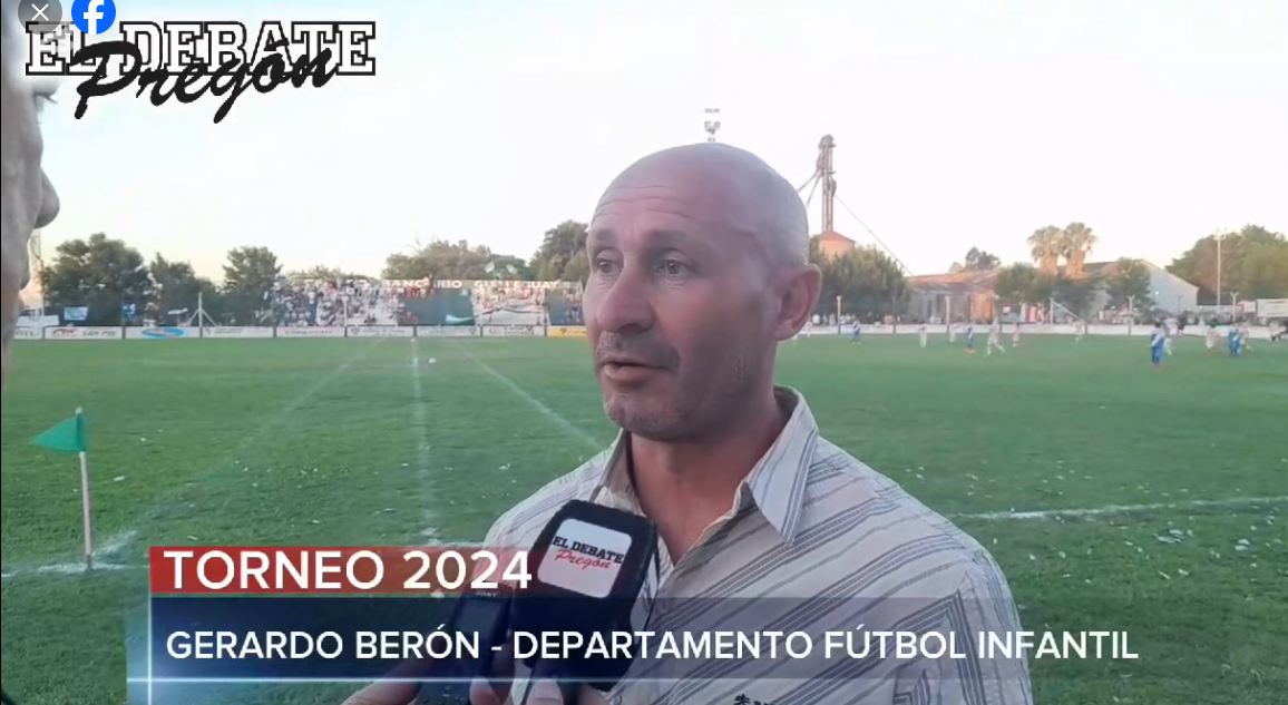 Gerardo Berón: “el Departamento de Fútbol Infantil trabajó a pleno para ...